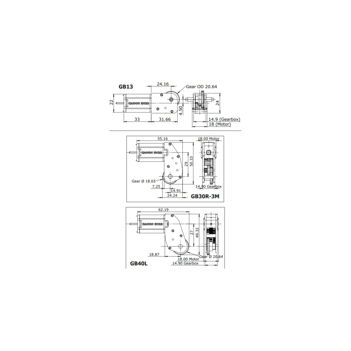Reducteurs SLATER'S échelle zéro et 1