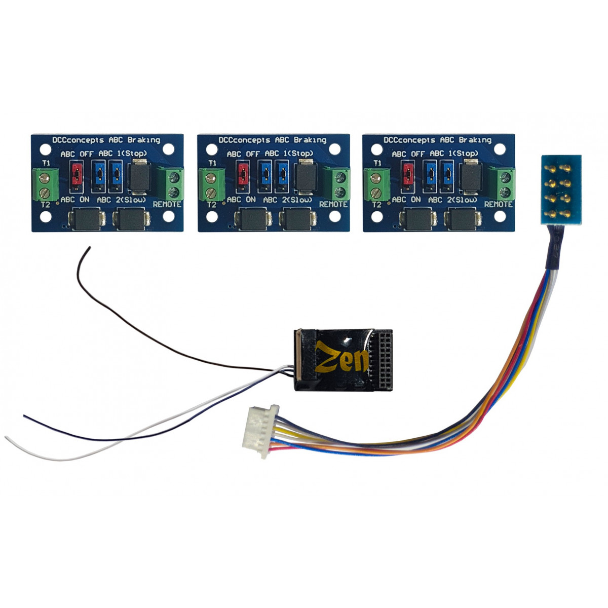 Décodeur ZN-mini. avec 3 platines canton ABC