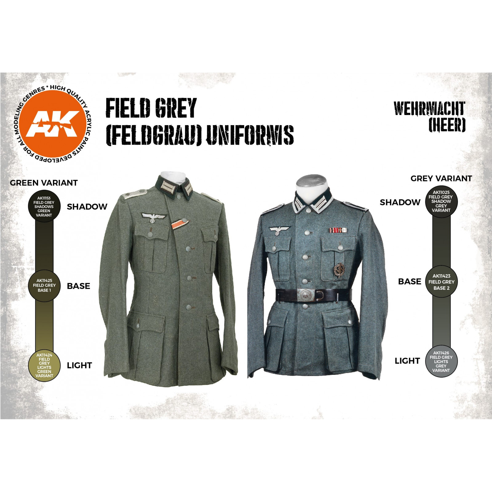 AK11627 German Field Grey Uniforms