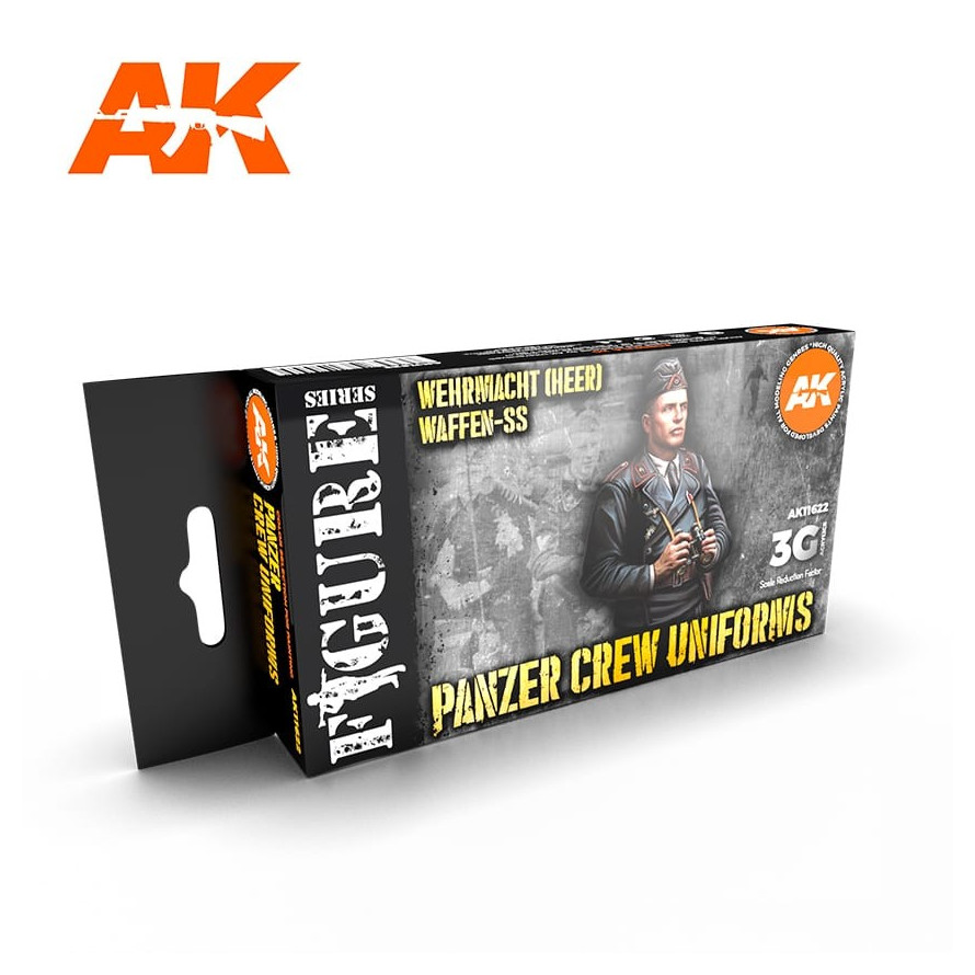 AK 3001 Panzer Crew Black Uniforms colors