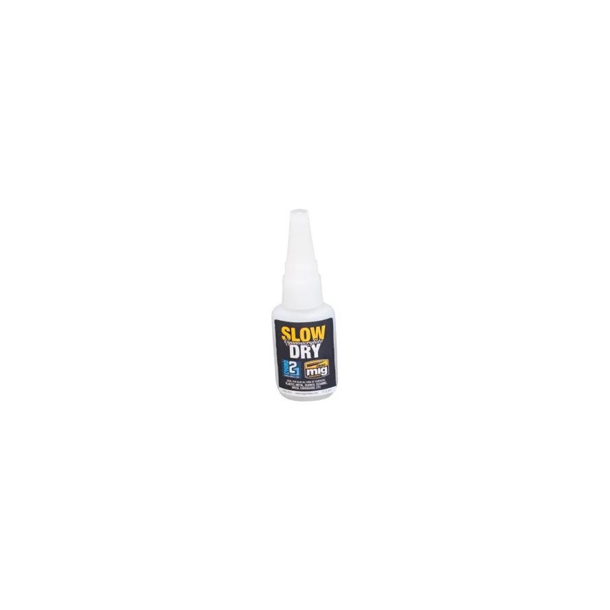 SLOW DRY AMMO Mig/Colle21 Super Glue – 21gr