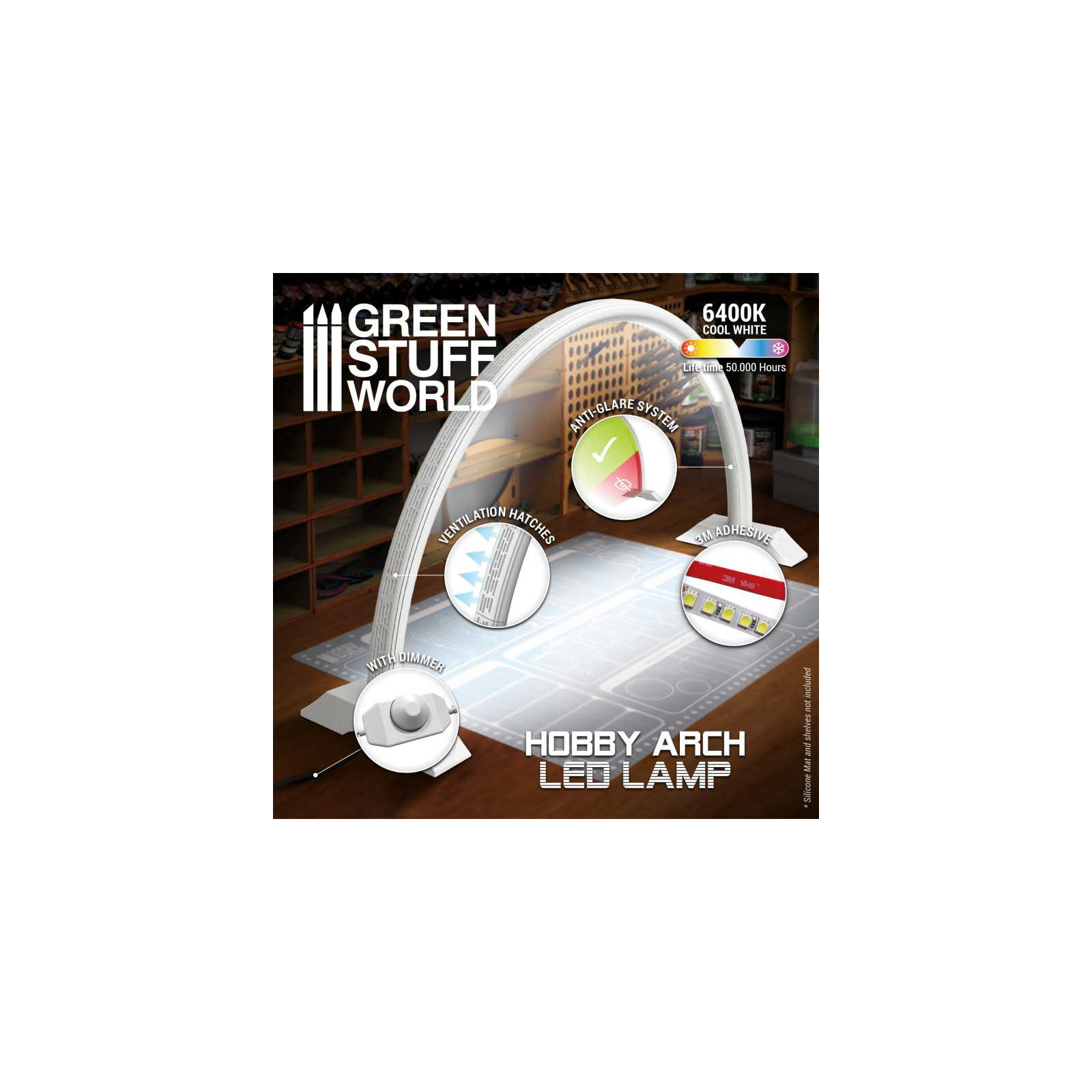 Lampe LED Hobby Arch - Blanche