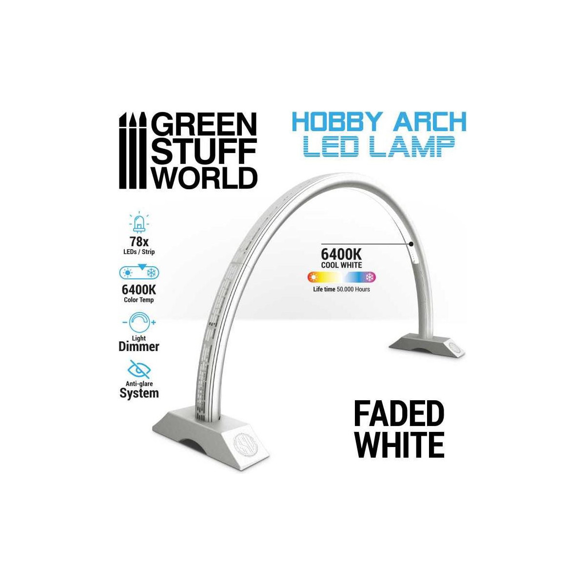 Lampe LED Hobby Arch - Blanche