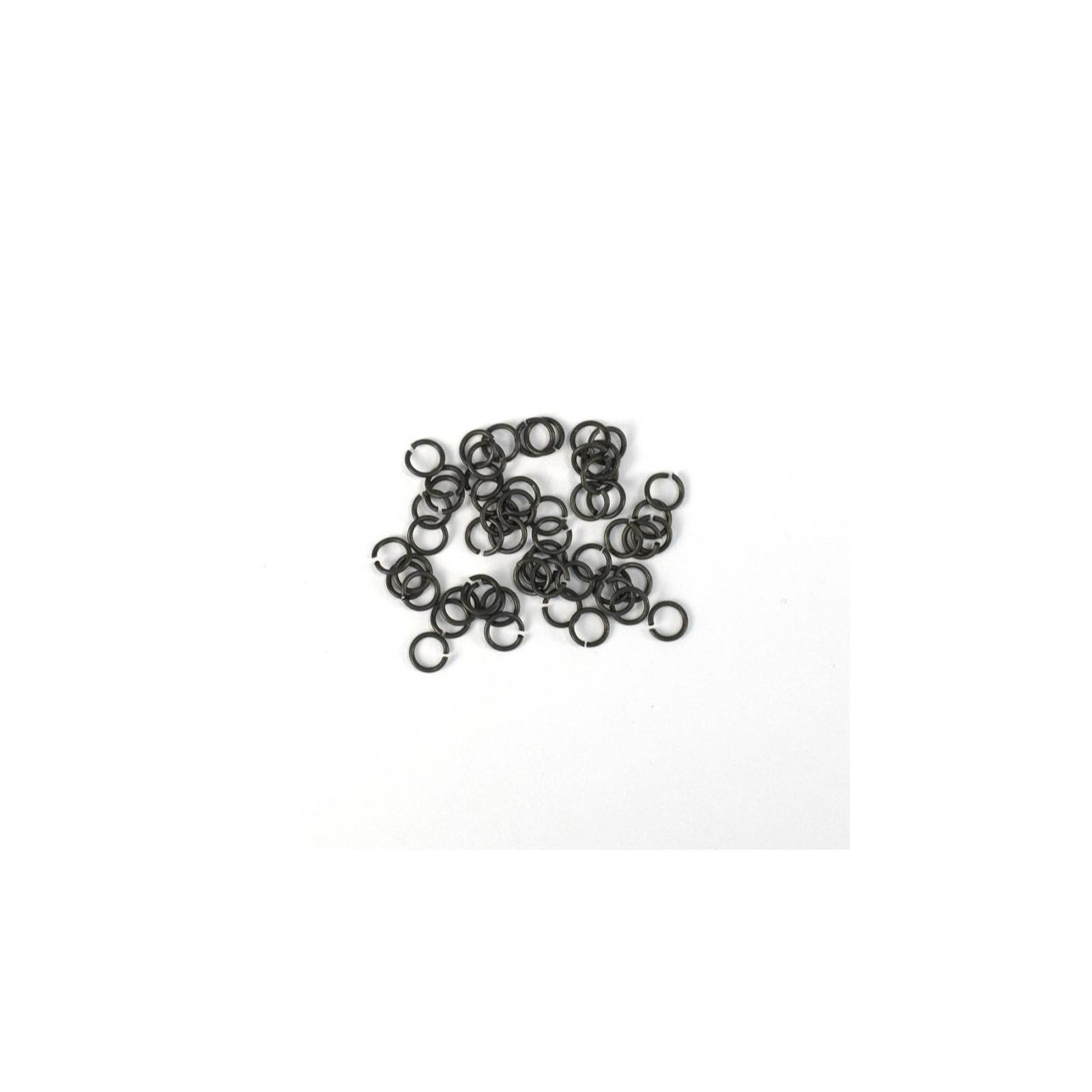 Anneau de Laiton Bleui Diam. 4 mm (50 Unités)