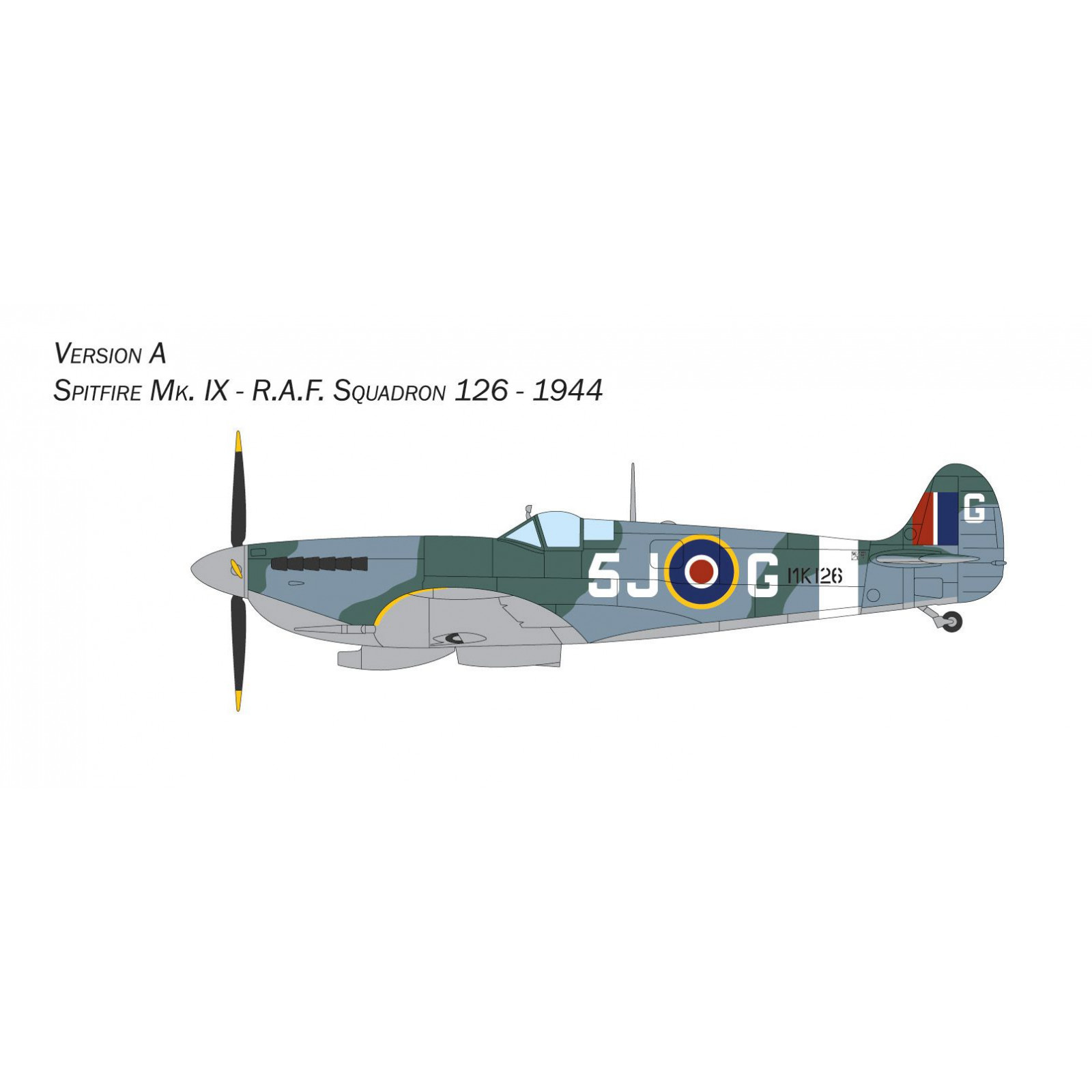 Model Set Spitfire Mk.IX 1/72