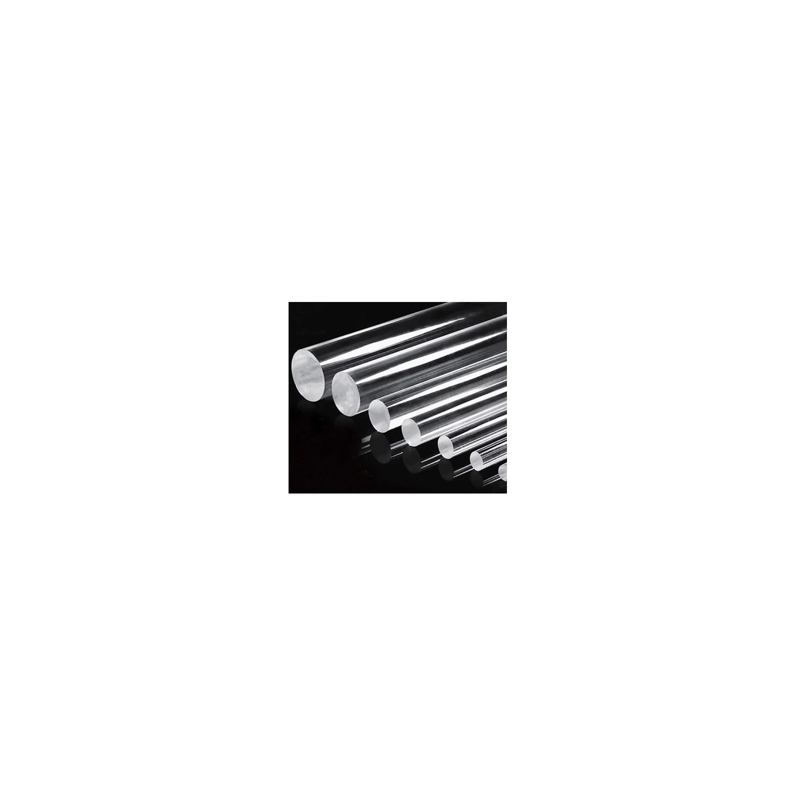 Tige Acrylique ronde 4mm Longueur 50cm