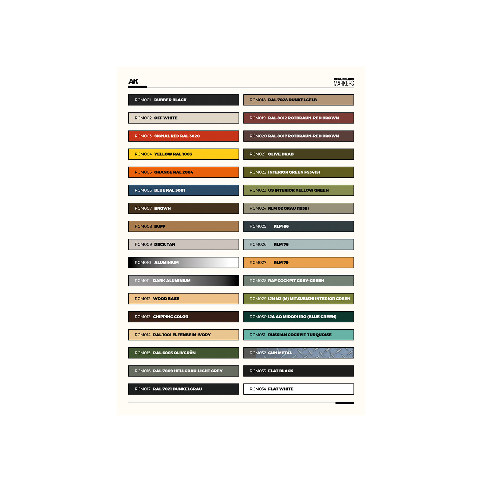 SPECIAL BOX REAL COLORS MARKERS - 34 units