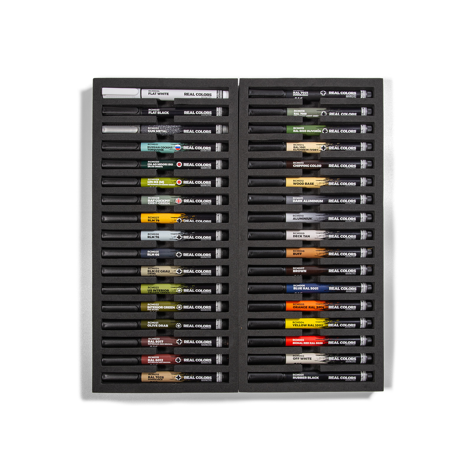 SPECIAL BOX REAL COLORS MARKERS - 34 units