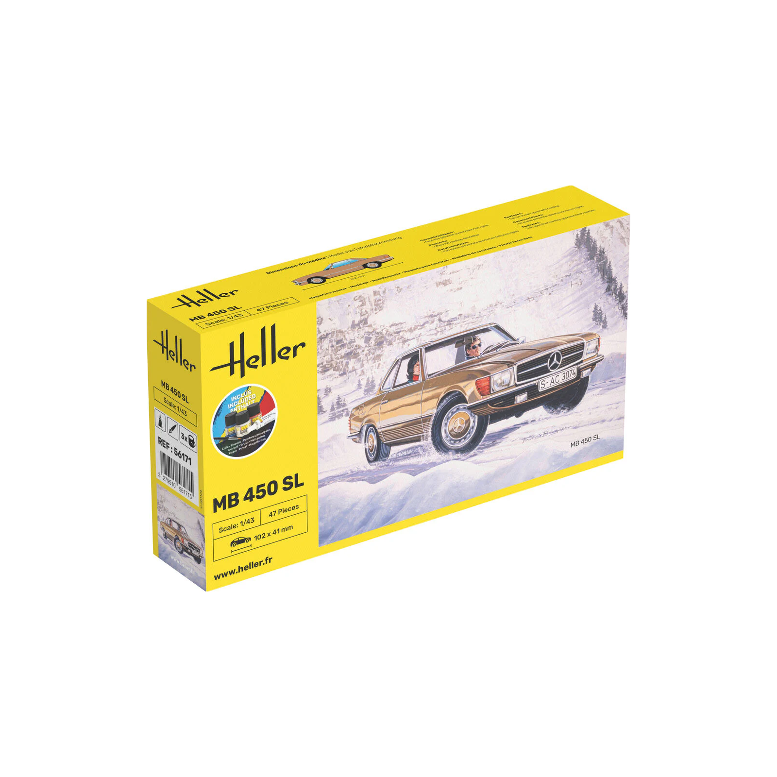 STARTER KIT MB 450 SL 1/43