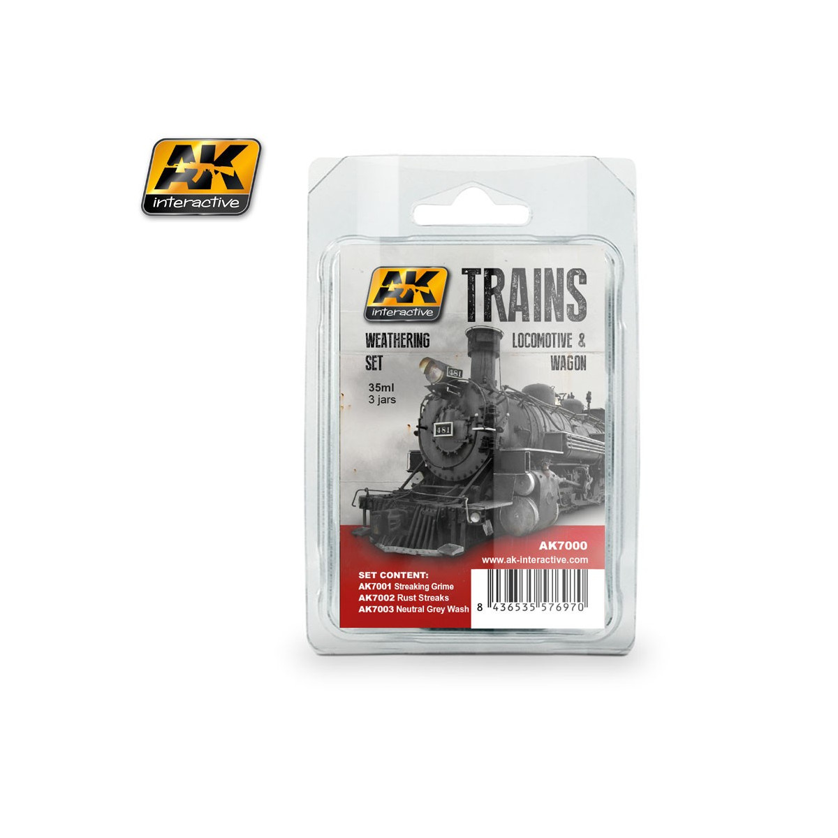 AK7000 TRAINS Locomotive & Wagon
