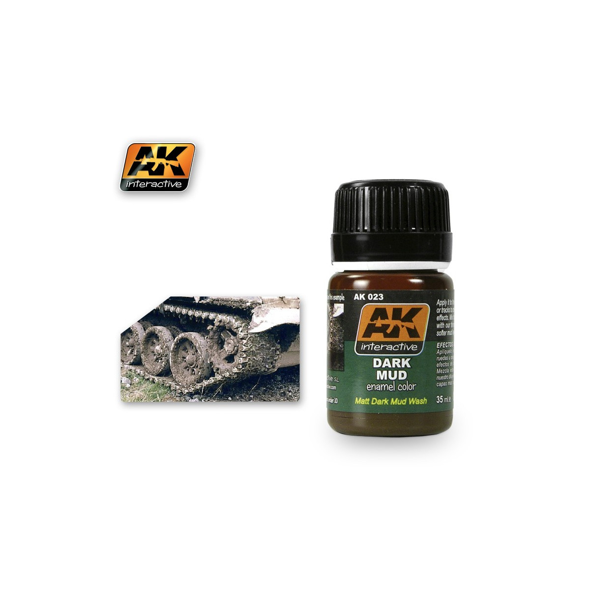 AK023 Dark Mud (enamel color)