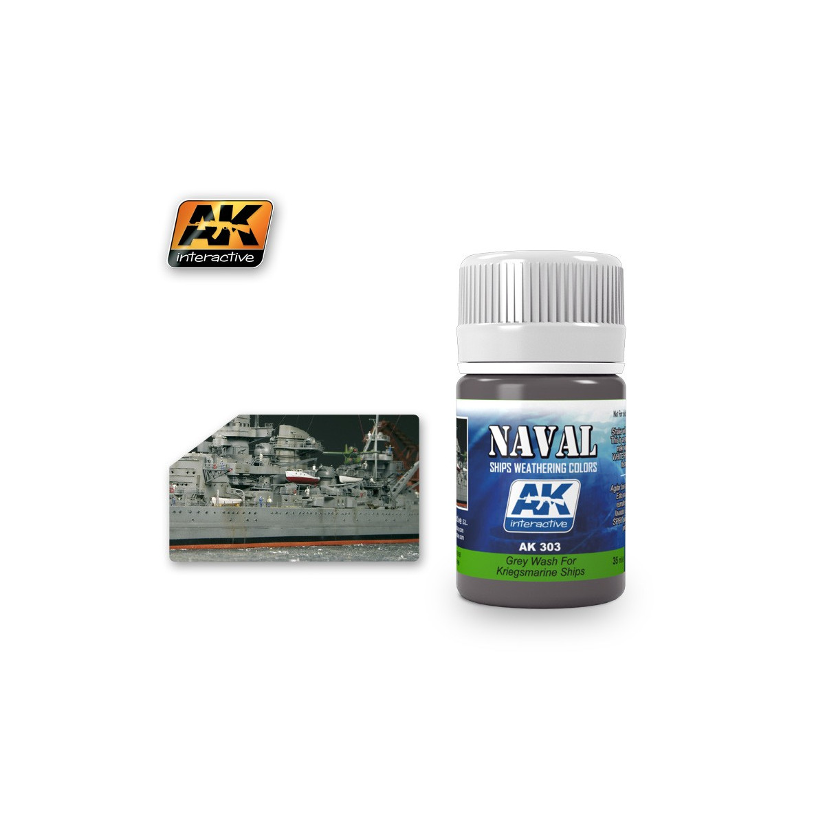 AK303 NAVAL Grey Wash For Kriegsmarine Ships