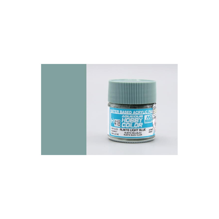 GUNZE H418 BLEU RLM78 SATINE