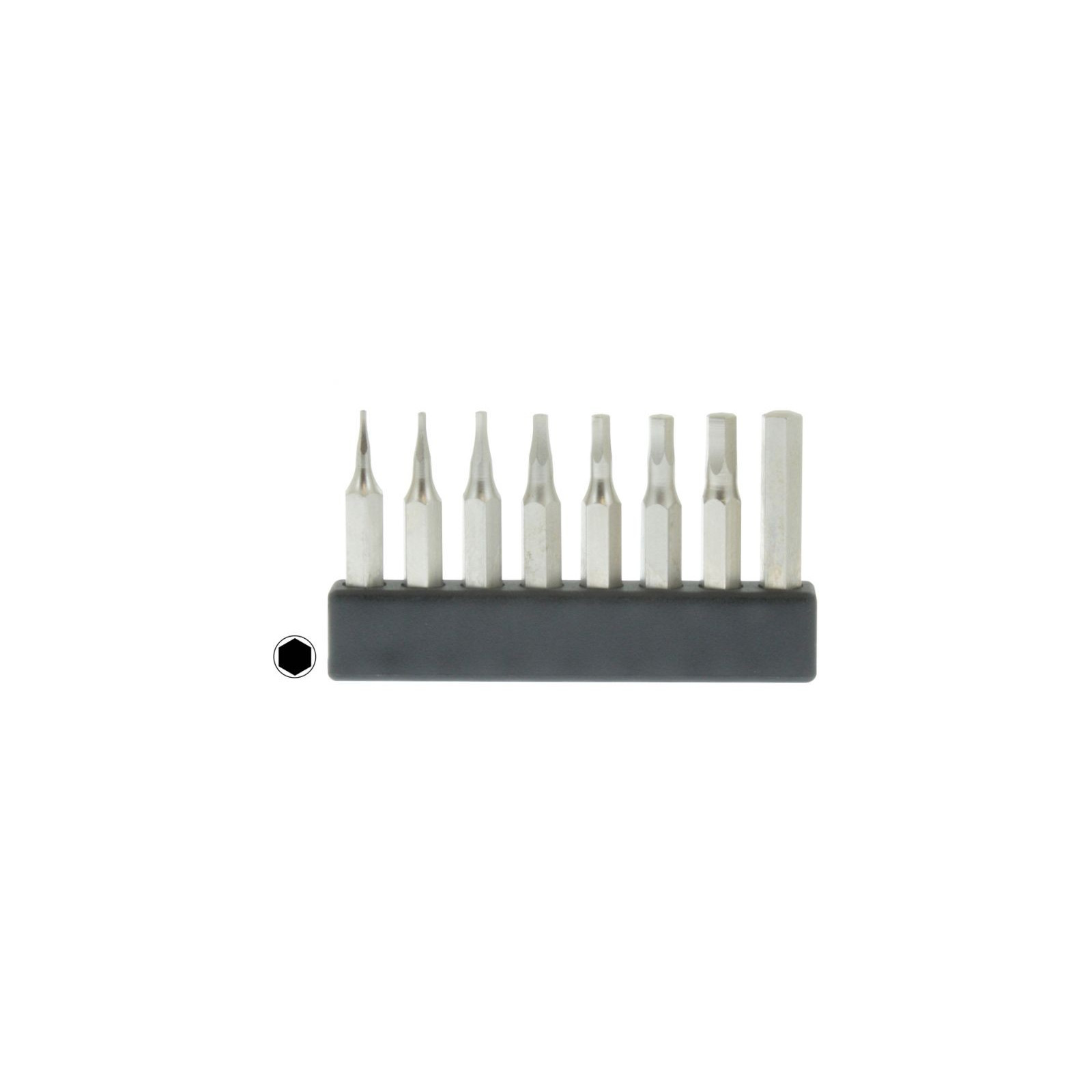 8 Mini Bits embout hexagonal