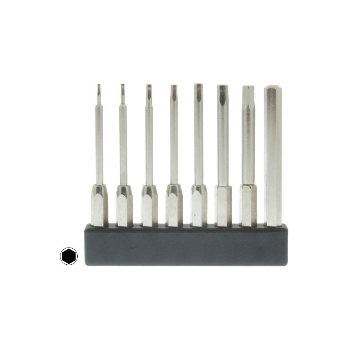 7 Mini Bits embout hexagonal