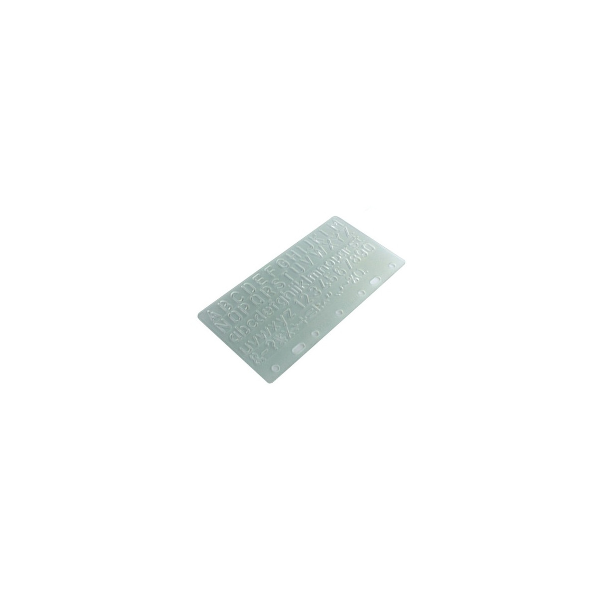 Normographe pour dessin ou gravure au diamant