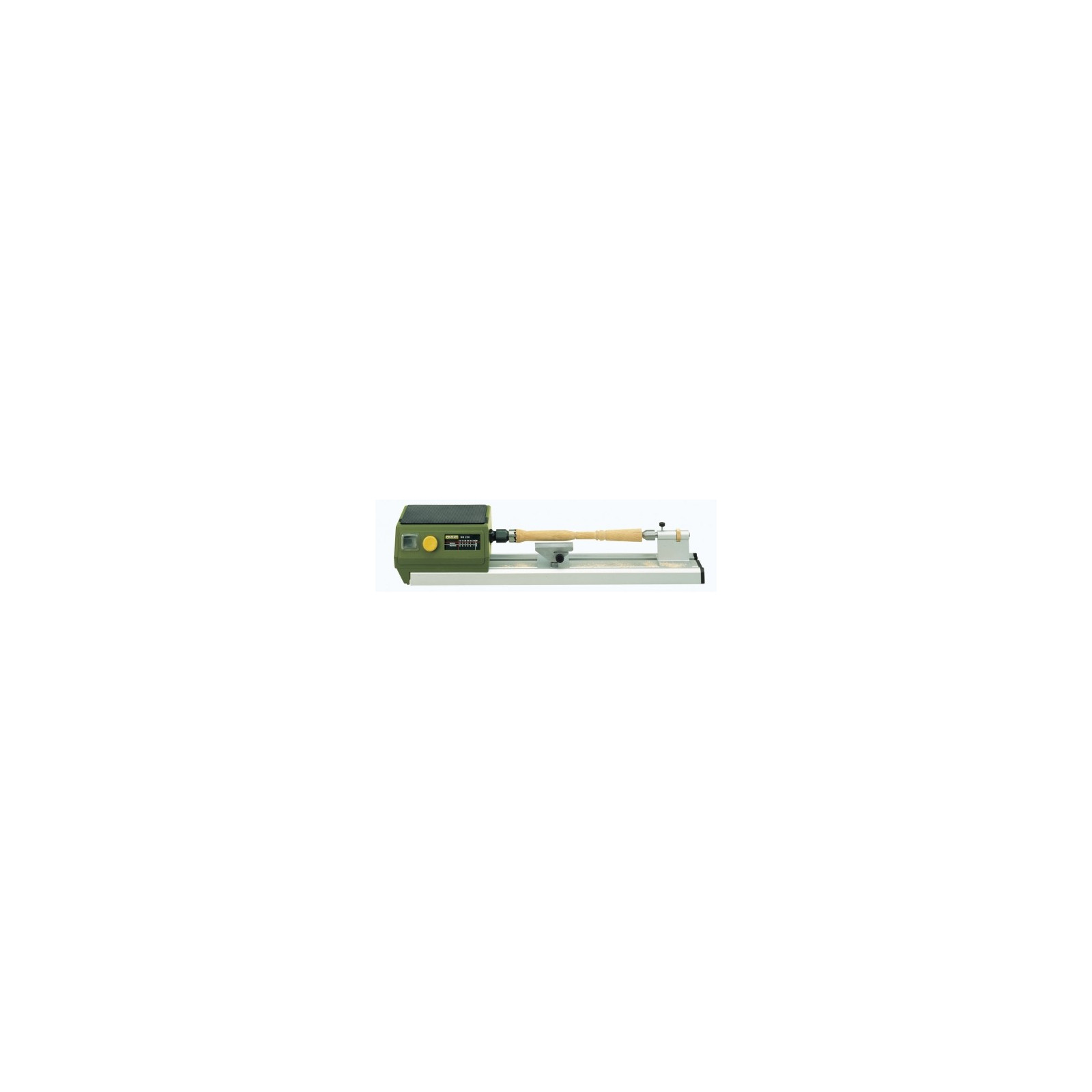 DB 250 - Micro-tour a bois entrepointe 250 mm livre avec 6 pince