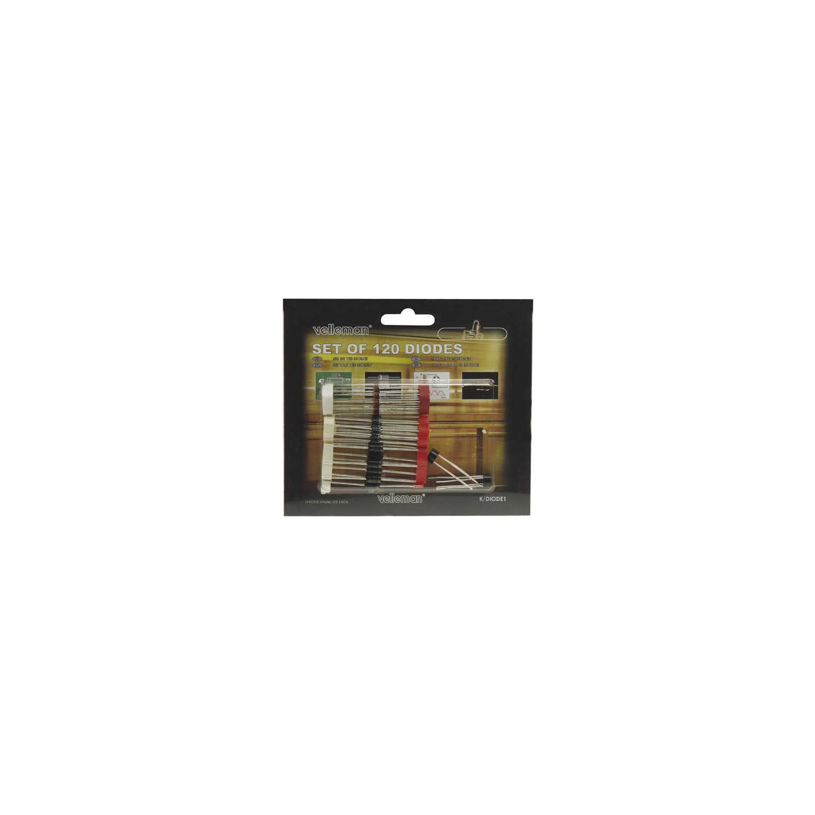 Assortiment de 120 diodes