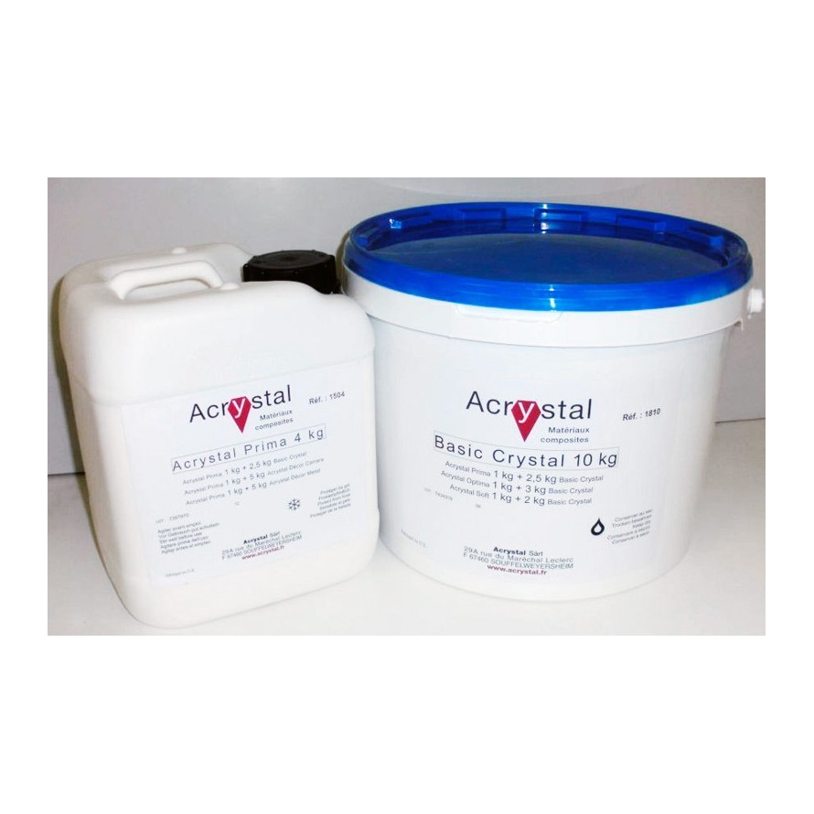 Kit Acrylique de 3,5 kg : Acrystal PRIMA et poudre Acrystal